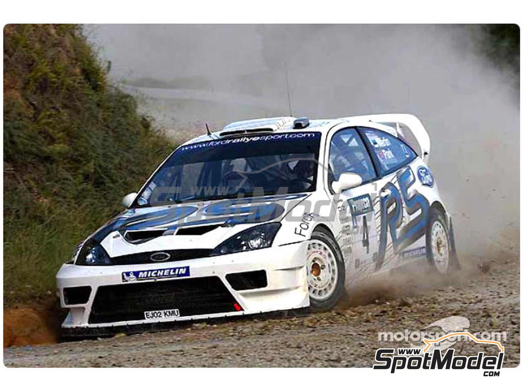 Reji Model 271: Marking / livery 1/24 scale - Ford Focus WRC #4, 5 - Markko Märtin (EE ...